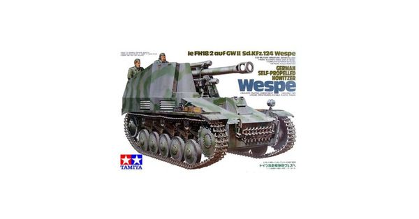 German self-propelled howtitzer Wespe Tamiya reference 35200 ...
