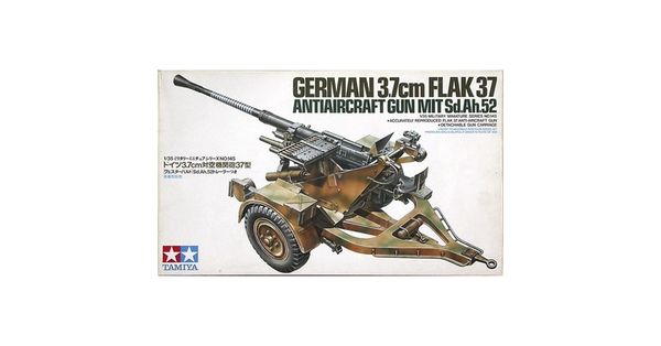 German 3.7 cm Flak 37 Tamiya reference 35145 instructions - 76