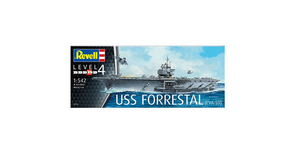 USS Forrestal Revell reference 05156 instructions - 827