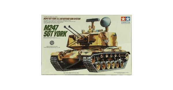 M247 SGT YORK U.S. Air Defense Gun System Tamiya reference 3626 ...